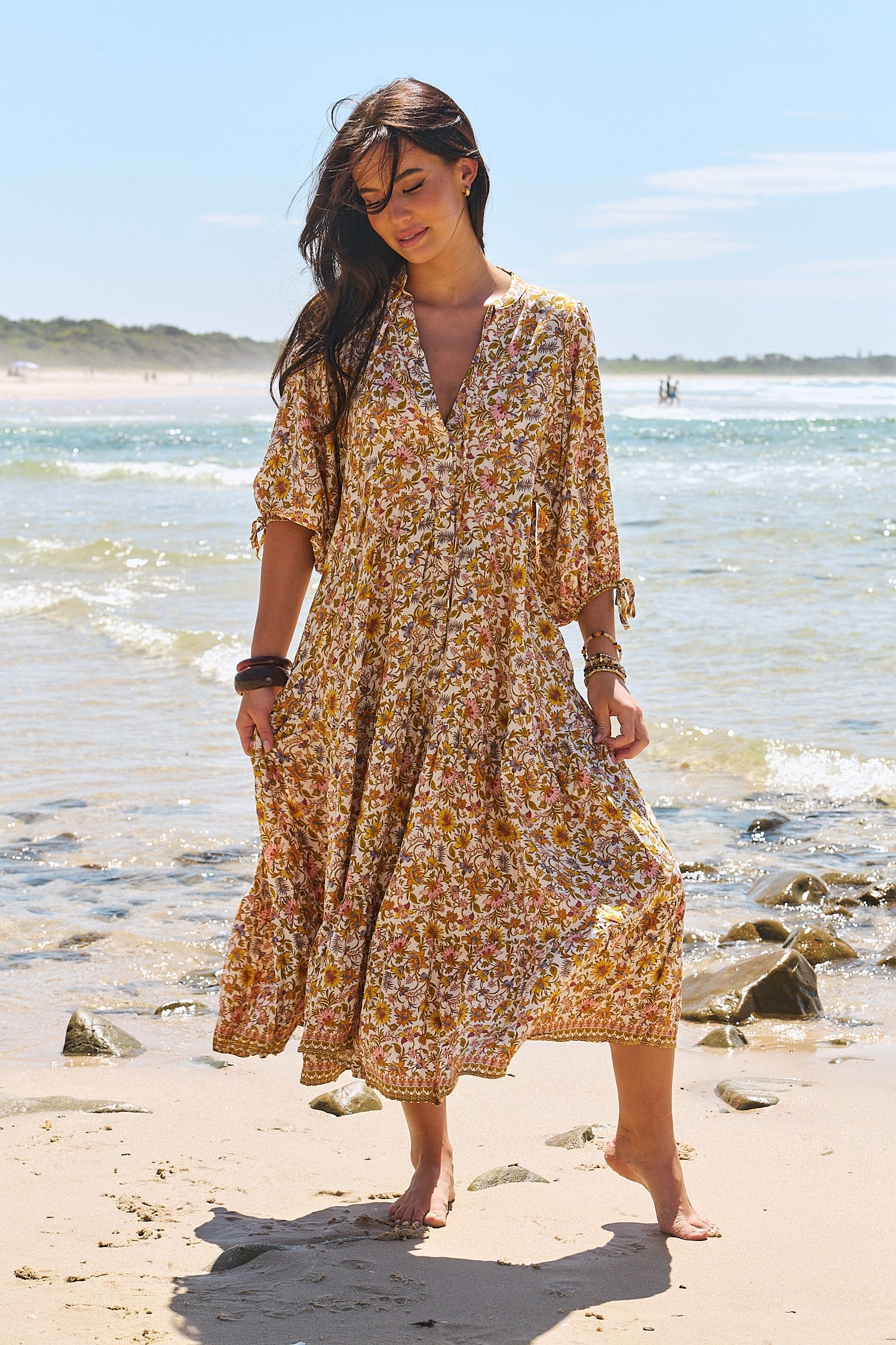 Solara Print Ria Dress – Lilac and Mila