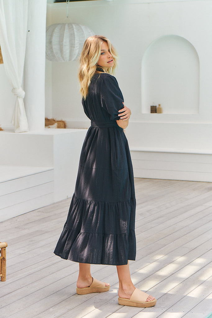 Jaase Black Allie Maxi - Lilac and Mila