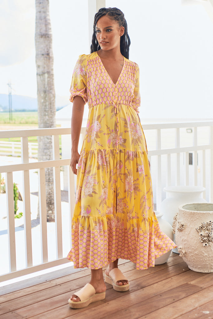 Sol Print Tessa Maxi - Lilac and Mila