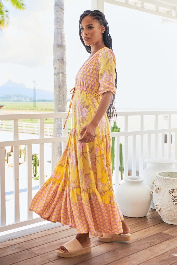 Sol Print Tessa Maxi - Lilac and Mila