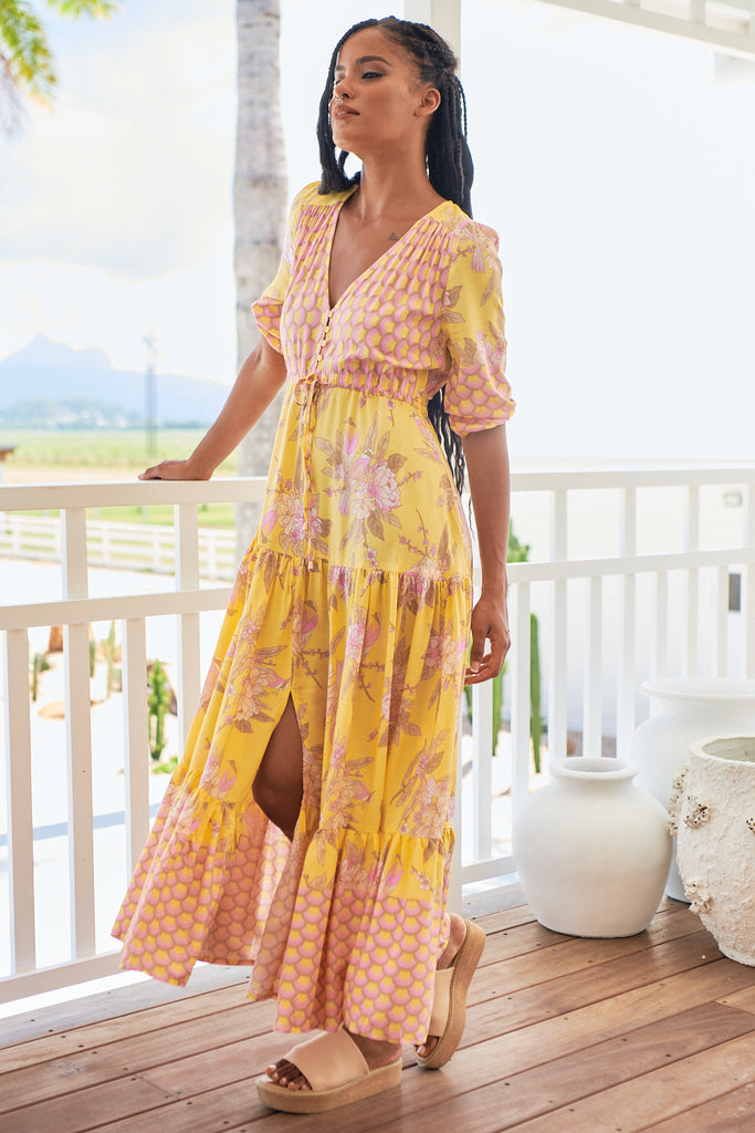 Sol Print Tessa Maxi - Lilac and Mila