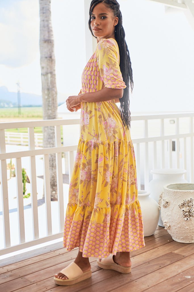 Sol Print Tessa Maxi - Lilac and Mila