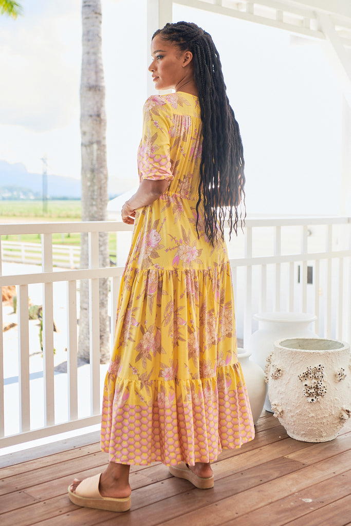 Sol Print Tessa Maxi - Lilac and Mila