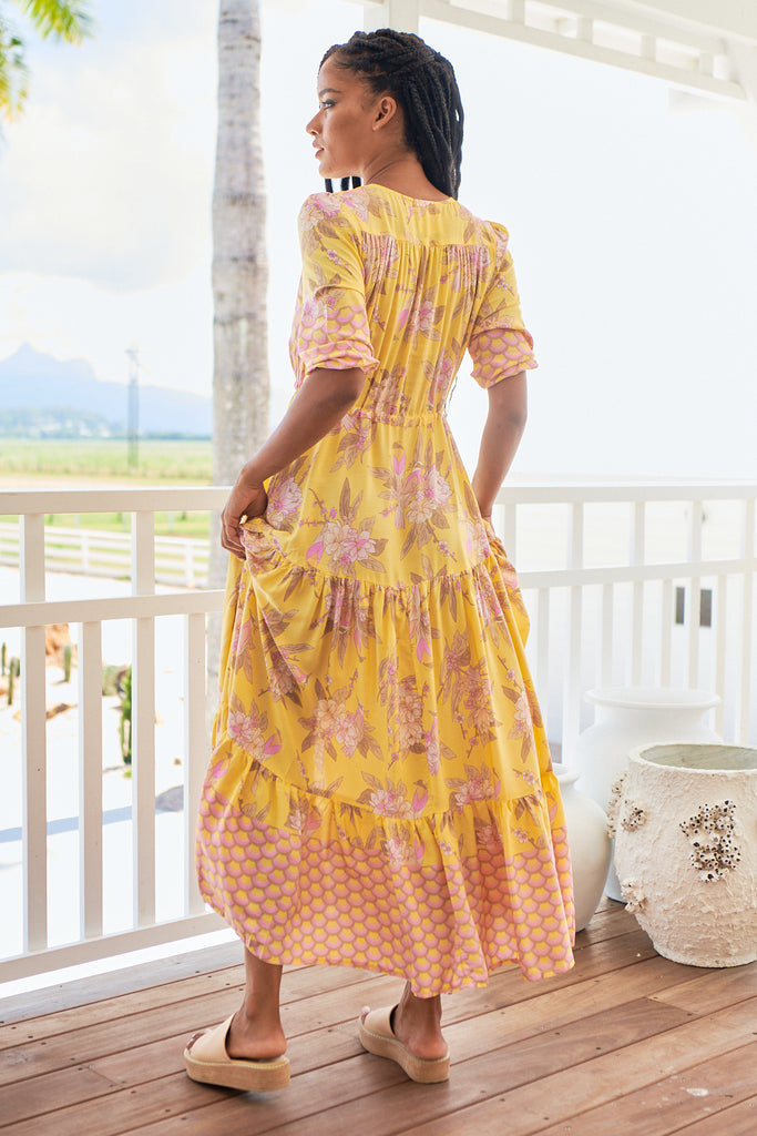 Sol Print Tessa Maxi - Lilac and Mila