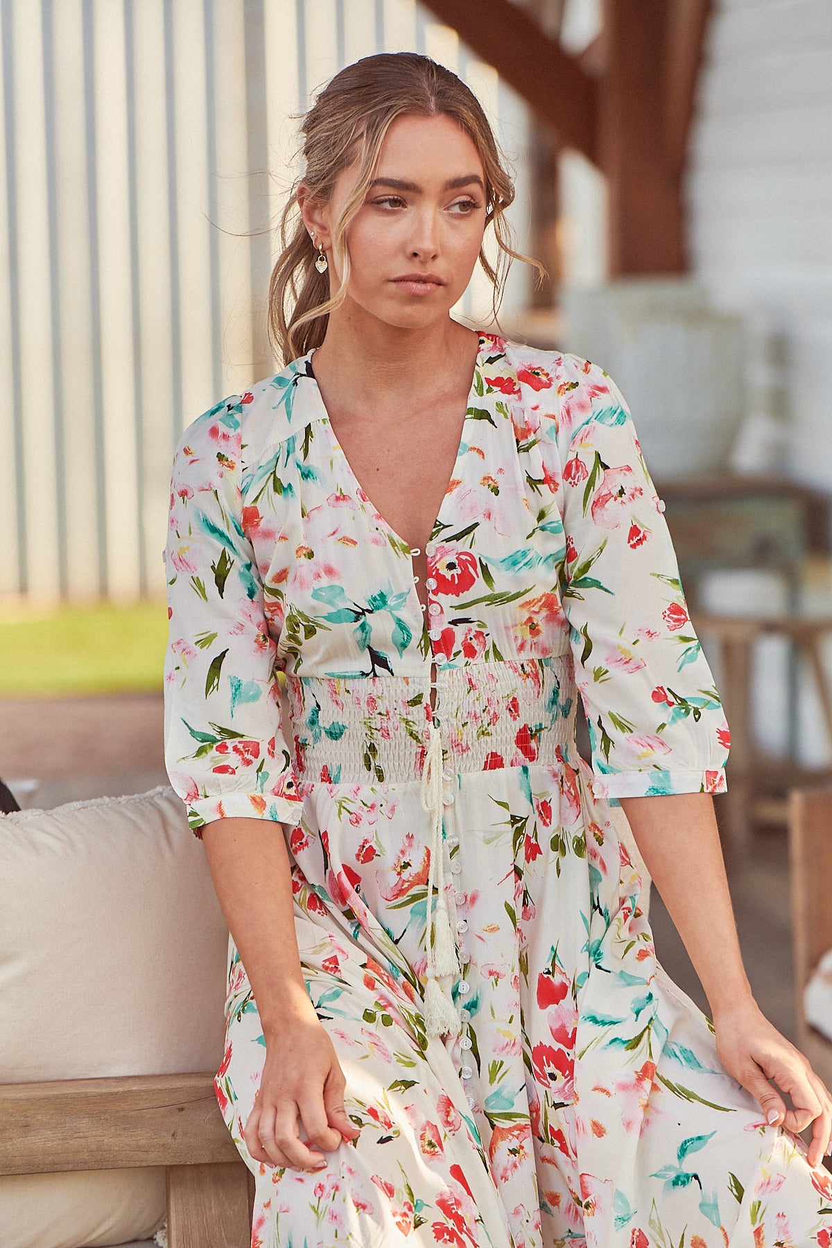 Jaase Solana Print Indiana Maxi – Lilac and Mila