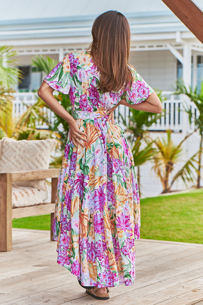 Lei Print Taurus Maxi - Lilac and Mila